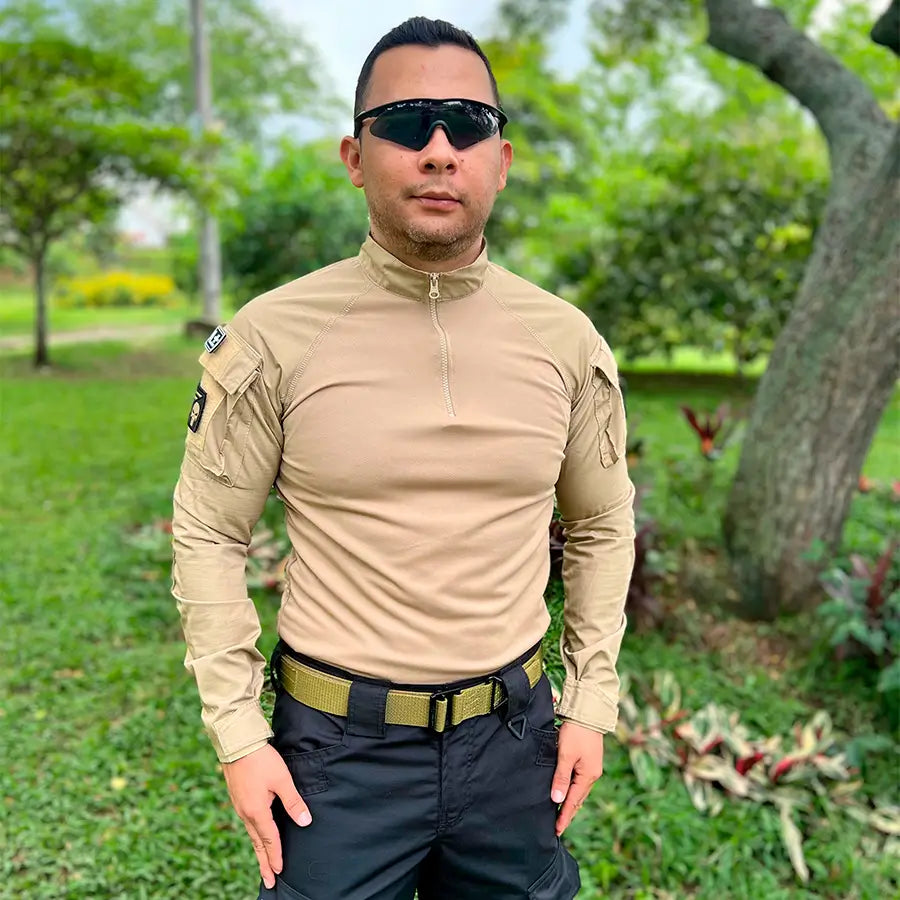 Buzo Tactico Combat Beige – Warriors Colombia