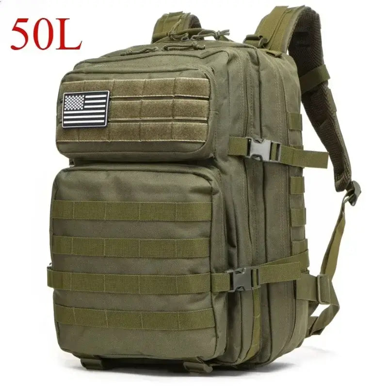 MORRAL Militar 50 Litros Verde - Mochila Tactica - Morral Táctico ...