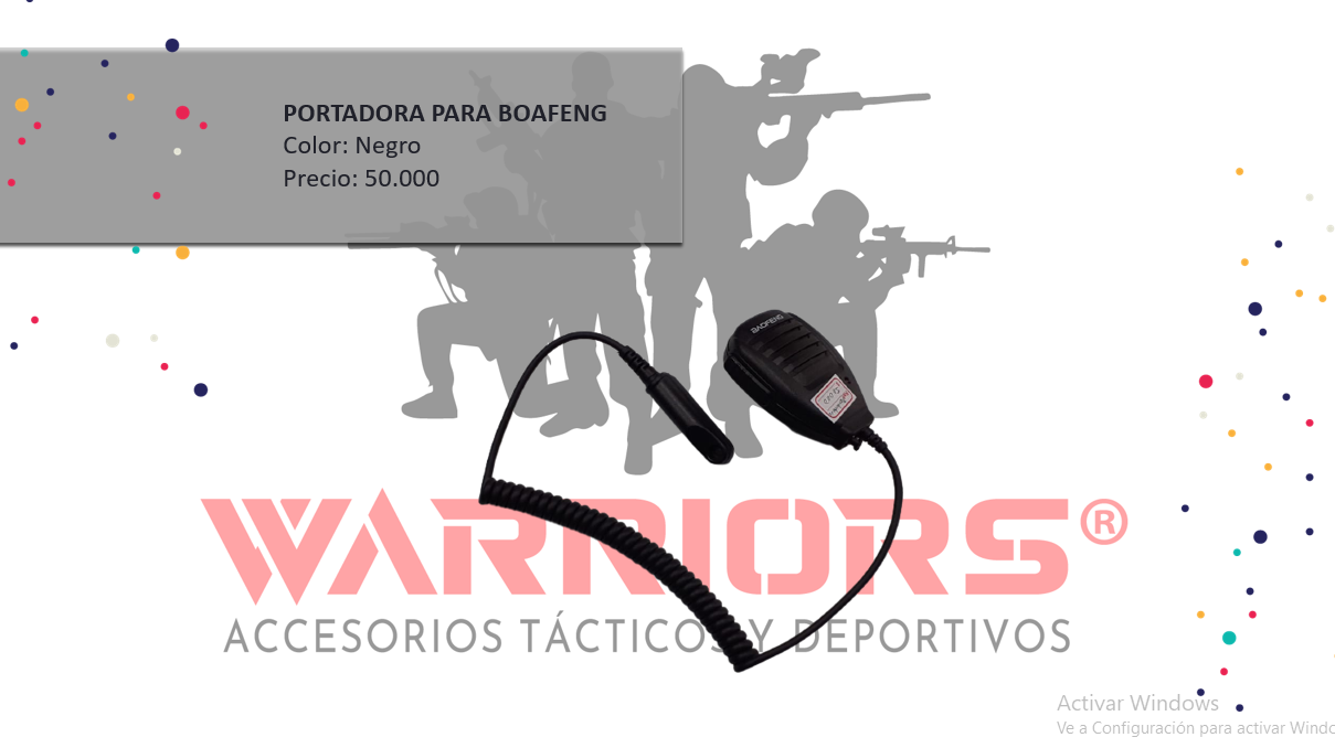PORTADORA PARA BAOFENG – Warriors Colombia