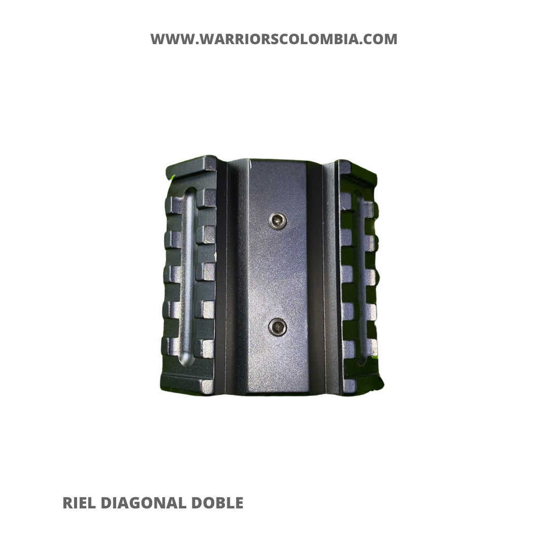 Riel Doble o 45 Grados Picantinny 20mm – Warriors Colombia